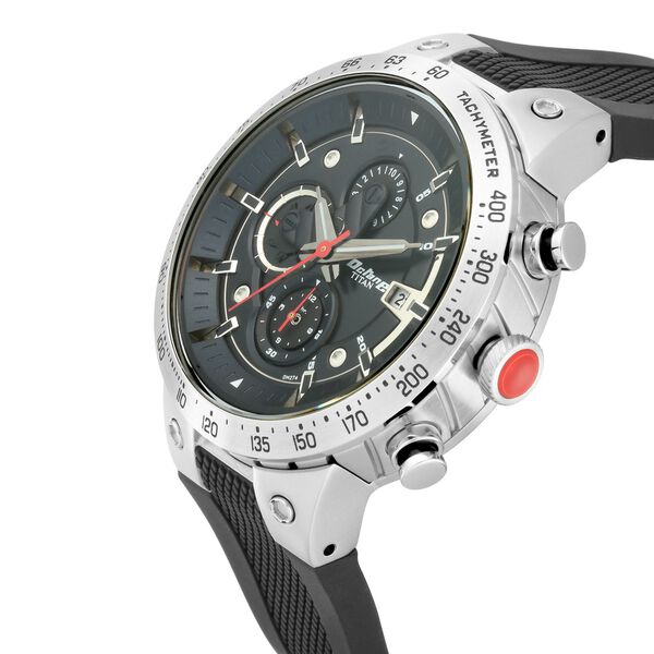 Buy Online Titan Octane Black Dial Chronograph Strap watch for Men ...