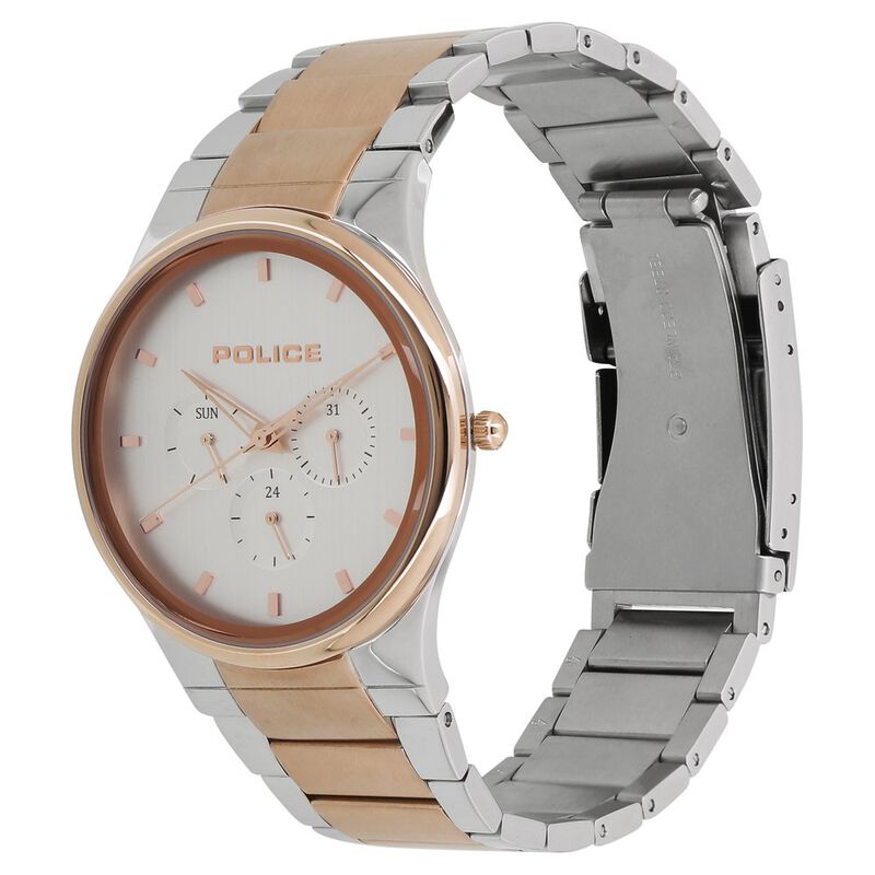 Buy Online Police Quartz Multifunction Silver Dial Stainless Steel ...