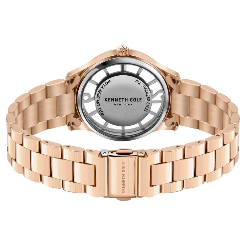 Buy Online Kenneth Cole Quartz Analog Rose Gold Dial Stainless Steel