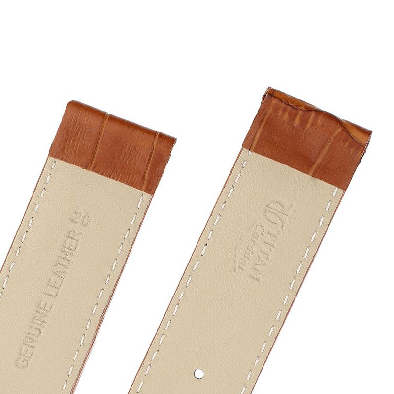Buy Online 20 mm Tan Genuine Leather Straps for Men - nf1510277020s | Titan