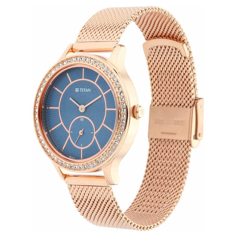 Buy Online Titan Sparkle Quartz Analog Metal Strap Watch for Women ...