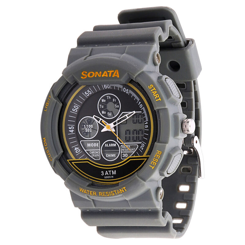 Buy Online SF Super Fibre Quartz Analog Digital Black Dial Plastic ...