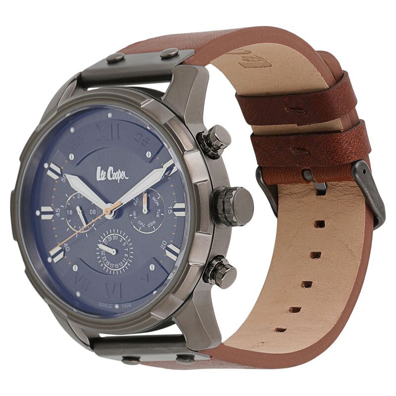 Buy Online Lee Cooper Quartz Chronograph Black Dial Watch for Men ...