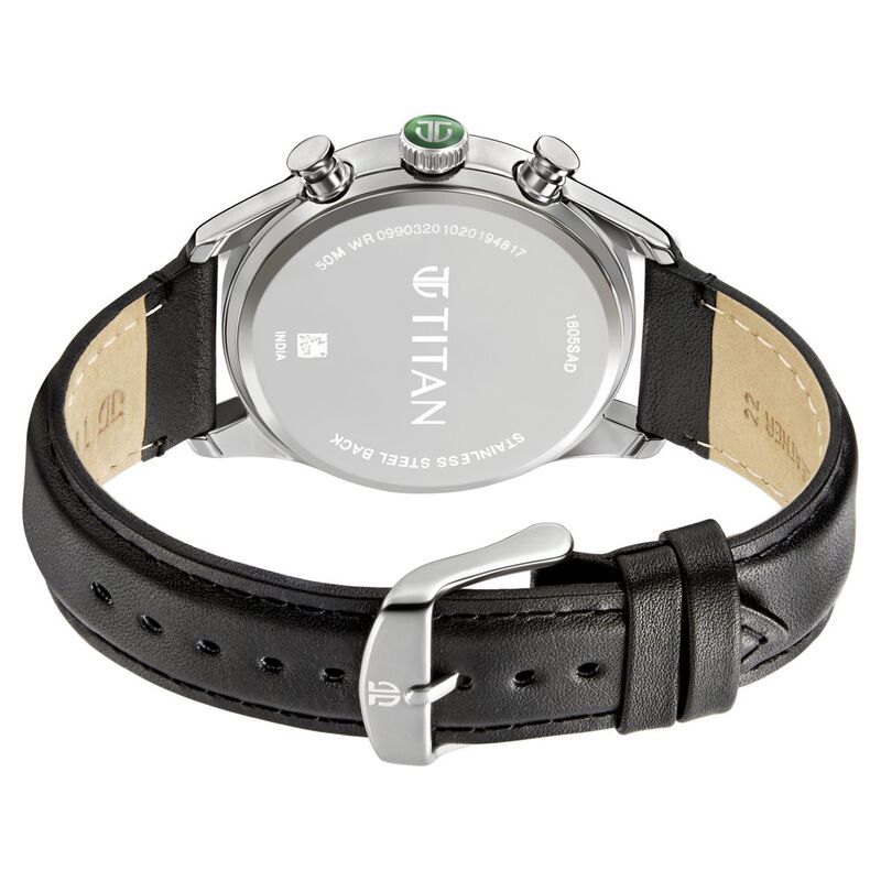 Buy Online Titan Quartz Analog Leather Strap Watch for Men - 1805sl09 ...