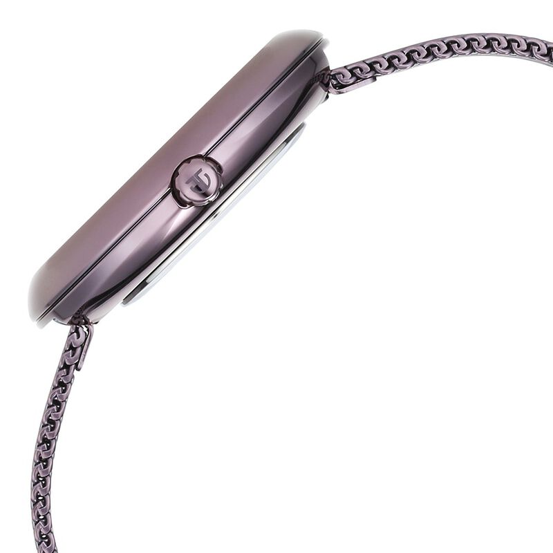 Buy Online Glitz Purple Dial Stainless Steel Strap Watch for Women ...