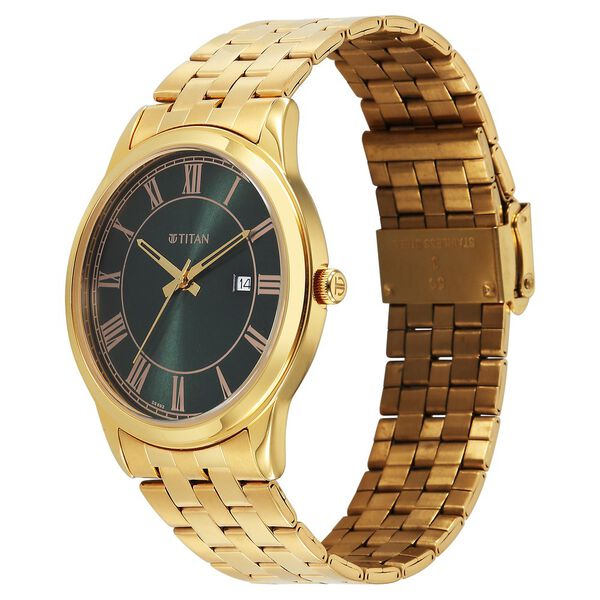 Buy Online Titan Karishma Festive Analog with Light Gold Dial Yellow ...
