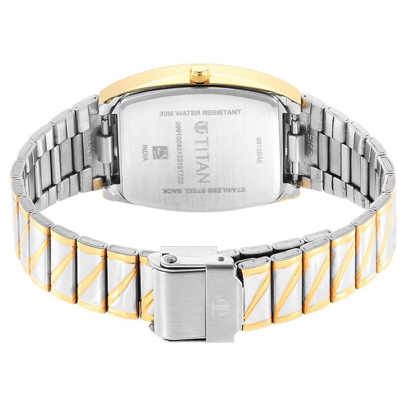 Buy Online Titan Karishma Anthracite Dial Analog Stainless Steel Strap ...