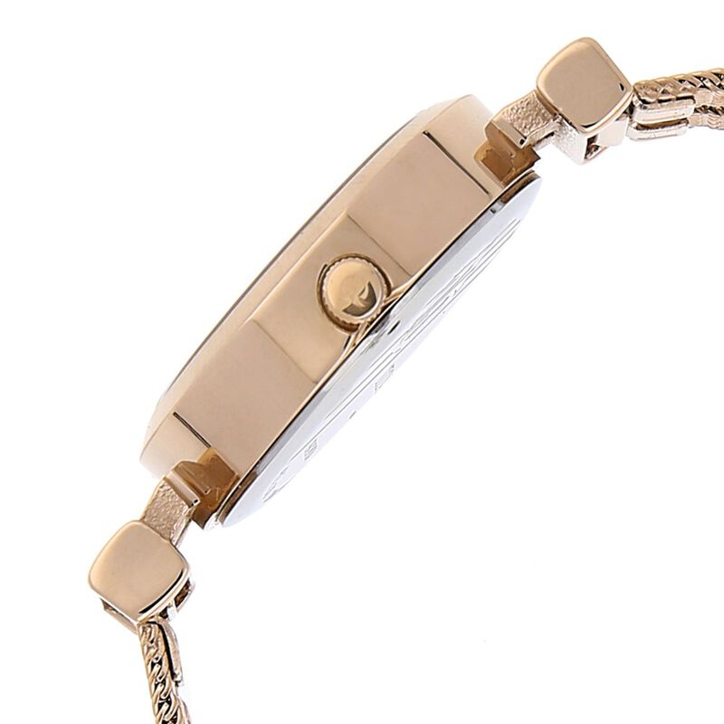 Buy Online Titan Quartz Analog Rose Gold Dial Stainless Steel Strap ...