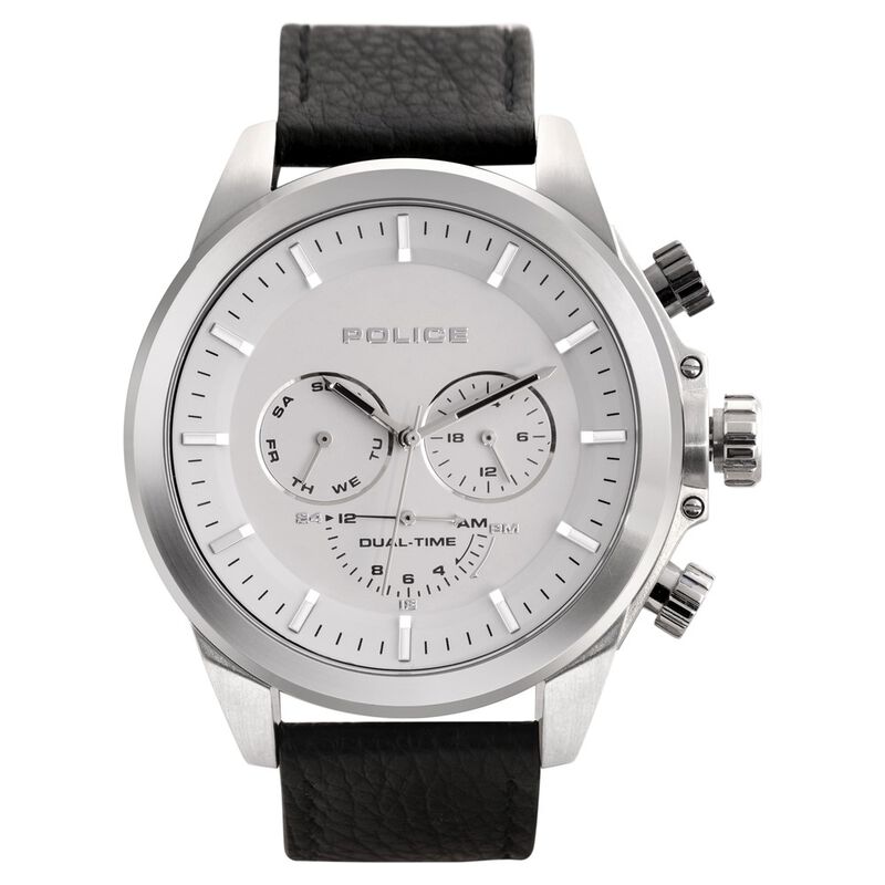 Buy Online Police White Dial Quartz Multifunction Watch for Men ...