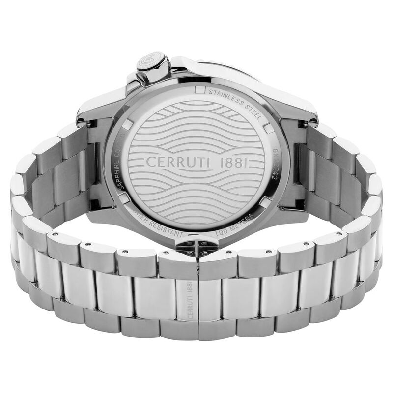 Buy Online Cerruti 1881 Blue Dial Stainless Steel Strap Watch for Men ...