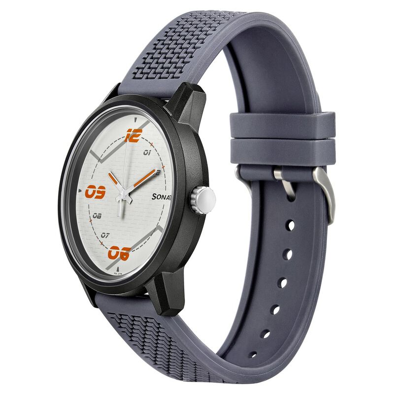 Buy Online Sonata Quartz Analog PU Strap Watch for Men - ns77085pp09w ...