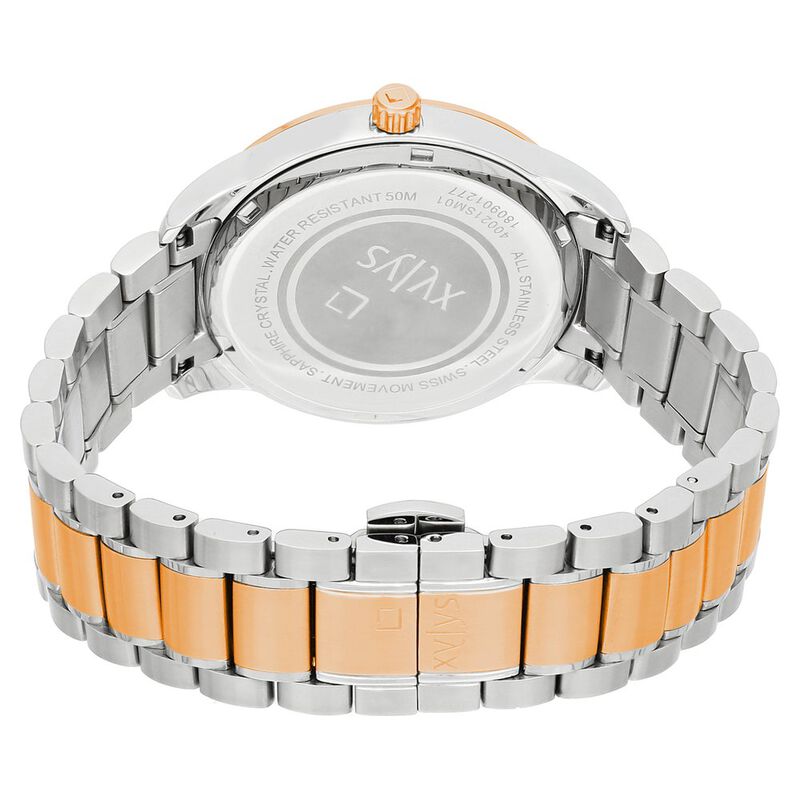 Buy Online Xylys Quartz Analog Black Dial Stainless Steel Strap Watch ...