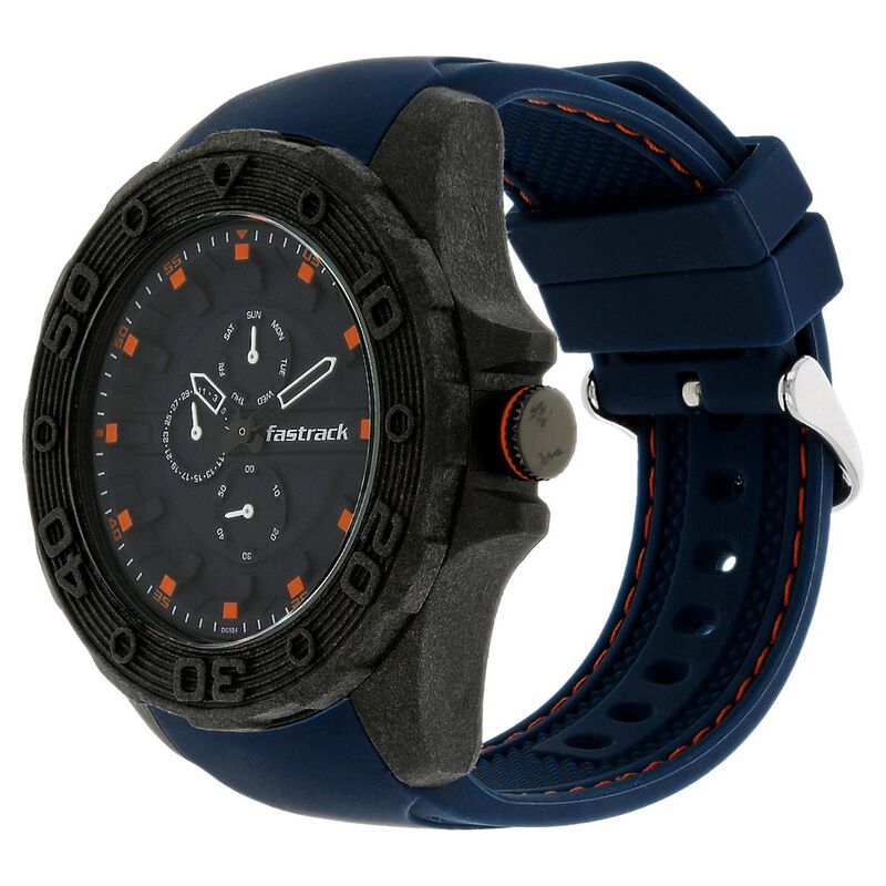 Buy Online Fastrack Light Weight Quartz Multifunction Blue Dial ...