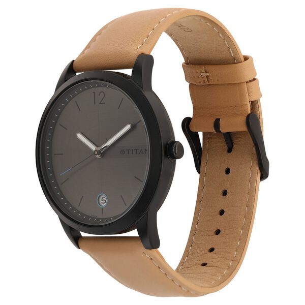 Buy Online Titan Men's Timeless Style Watch: Refined Anthracite Dial ...