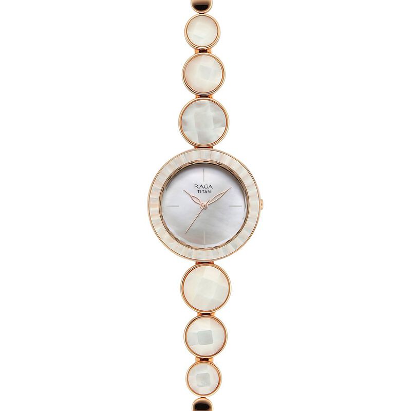 Buy Online Titan Raga Power Pearls Quartz Analog Mother Of Pearl Dial