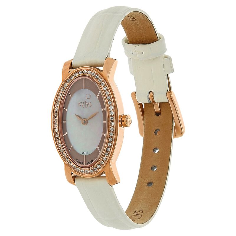 Buy Online Xylys Quartz Analog Mother of Pearl Dial Leather Strap Watch ...