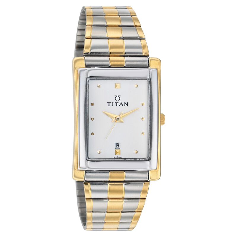 Buy Online Titan Quartz Analog with Date Silver Dial Watch for Men ...