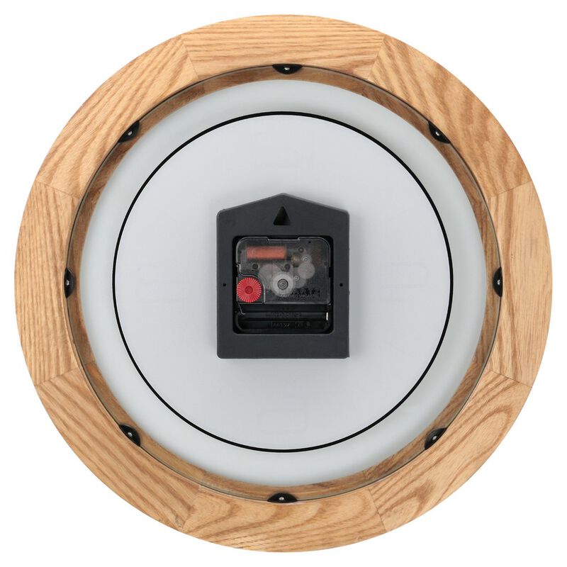 Buy Online Titan Wooden Brown Wall Clock with Glass Dial - 31.8 cm x 31 ...