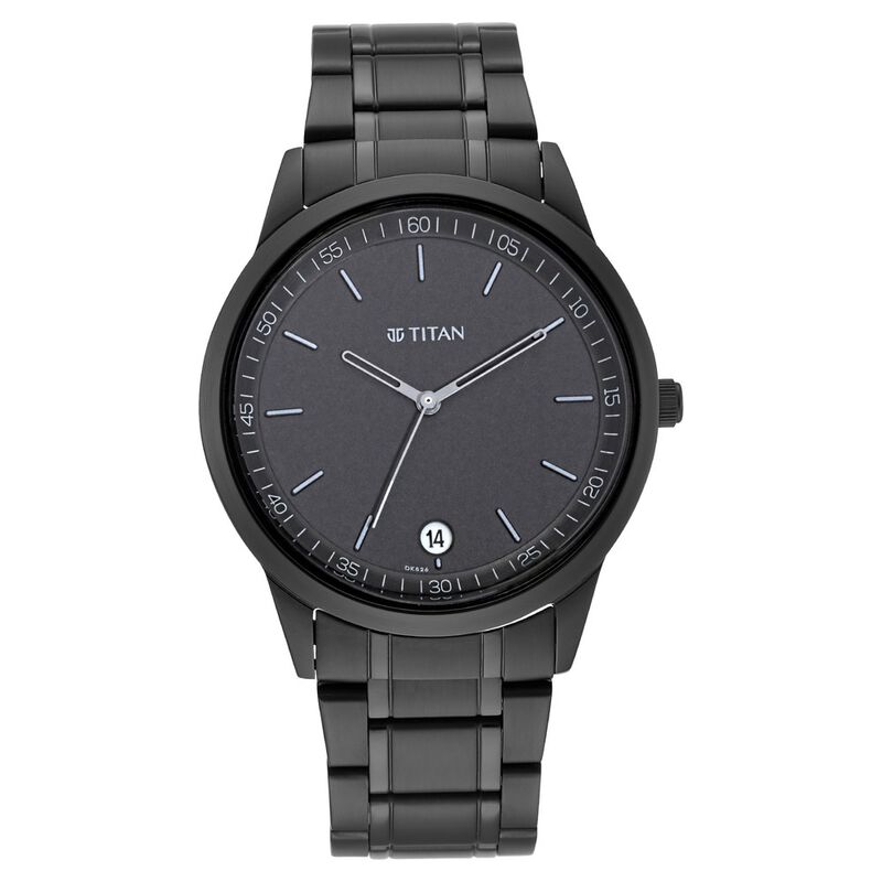 Buy Online Titan Men's Timeless Style Watch: Refined Black Dial and ...