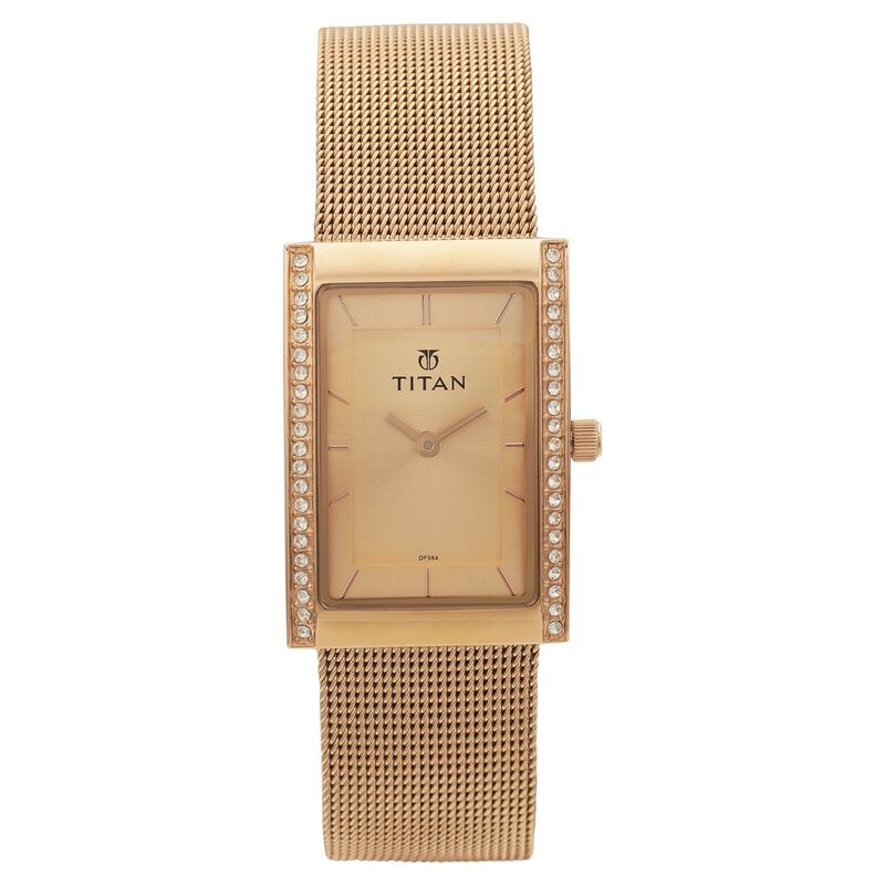 Buy Online Titan Analog Stainless Steel Strap watch for Women ...