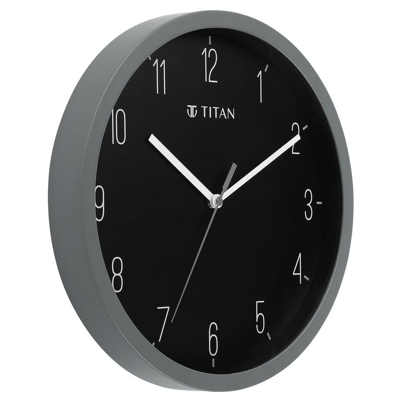 Buy Online Titan Contemporary Colours Wall Clock - Grey 32 cm x 32 cm ...