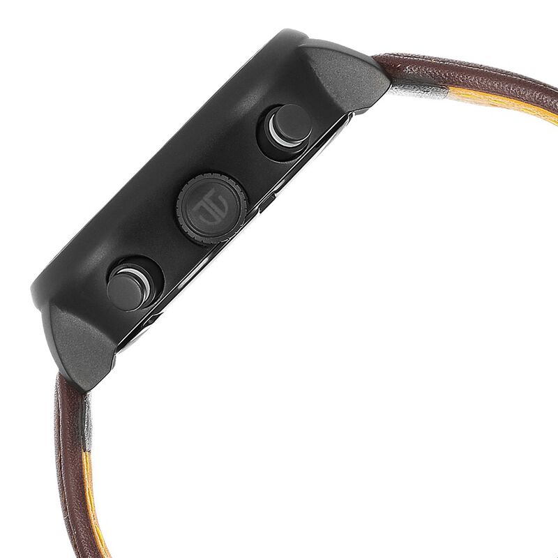 Buy Online Titan Octane Aerobatics Green Dial Chronograph Leather Strap ...