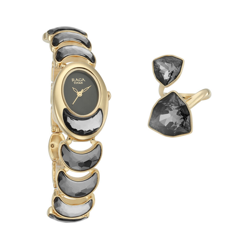 Buy Online Titan Raga Cocktails Multicoloured Dial Analog Metal Strap ...