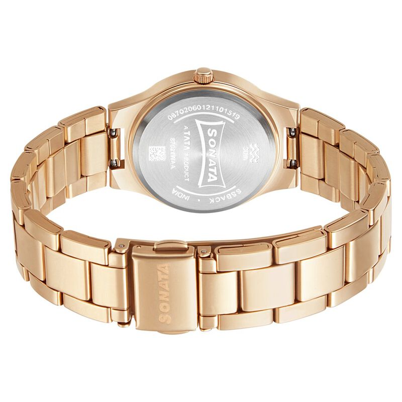 Buy Online Sonata Blush It Up Blue Dial Women Watch With Stainless ...