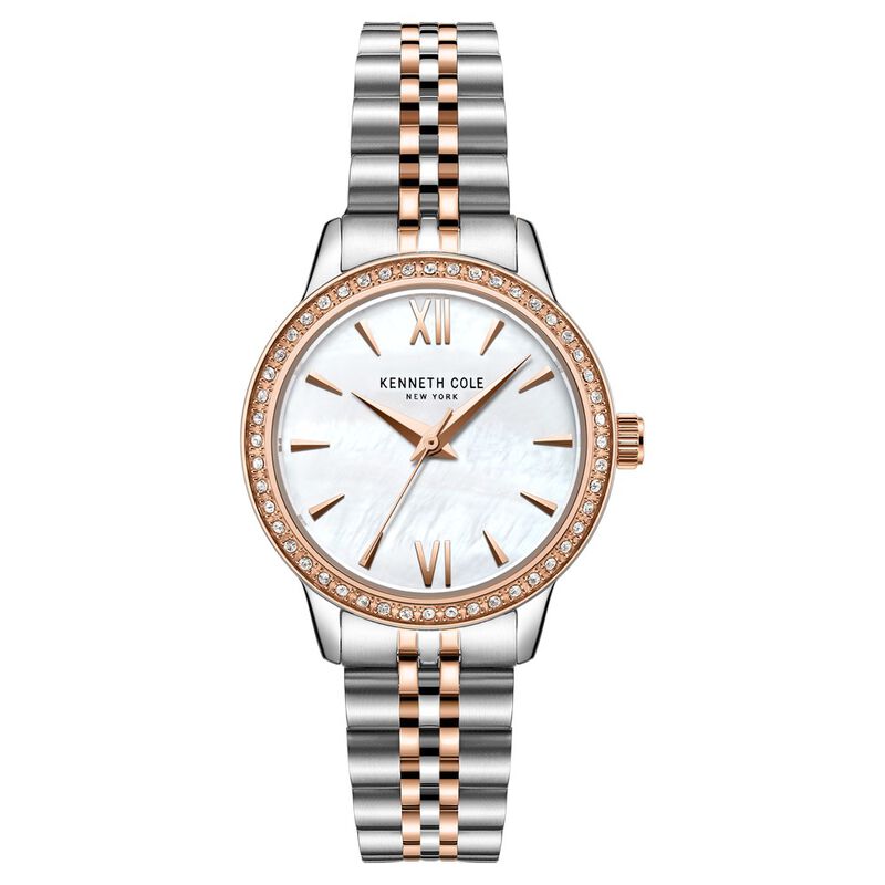 Buy Online Kenneth Cole Quartz Analog Mother Of Pearl Dial Stainless