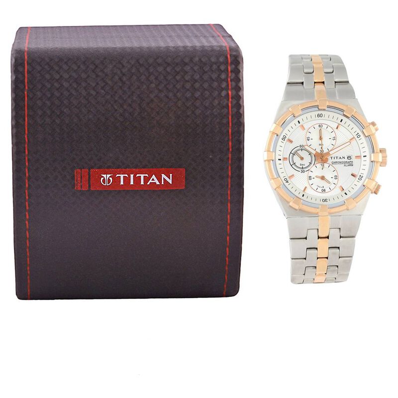 Buy Online Titan Quartz Analog with Date Silver Dial Watch for Men ...