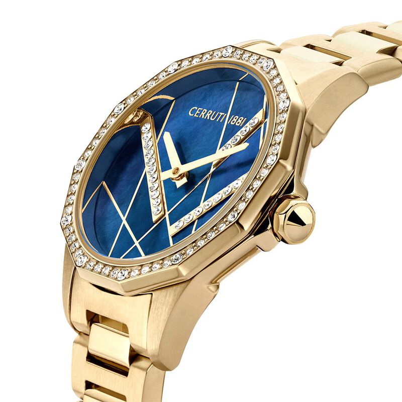 Buy Online Cerruti 1881 Quartz Analog Mother of Pearl Dial Stainless ...