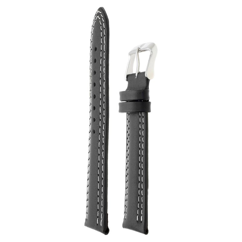 Buy Online 22 mm Black Genuine Leather Straps for Men - nf1518015122s ...