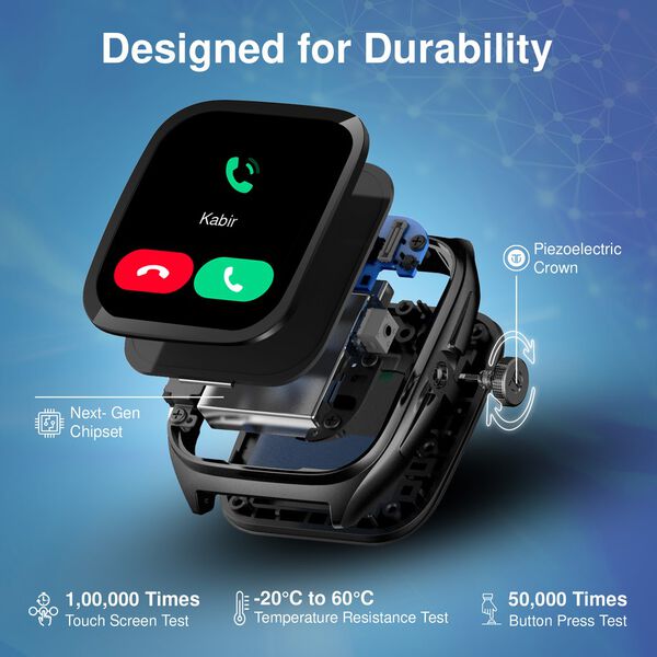 Buy Online Titan Evolution 4.6 cm Curved AMOLED Display, 390x450 Resolution, Cutting Edge Design ...