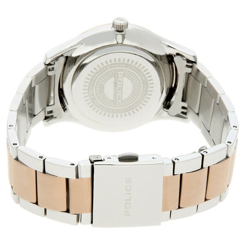 Buy Online Police Quartz Multifunction Silver Dial Metal Strap Watch ...