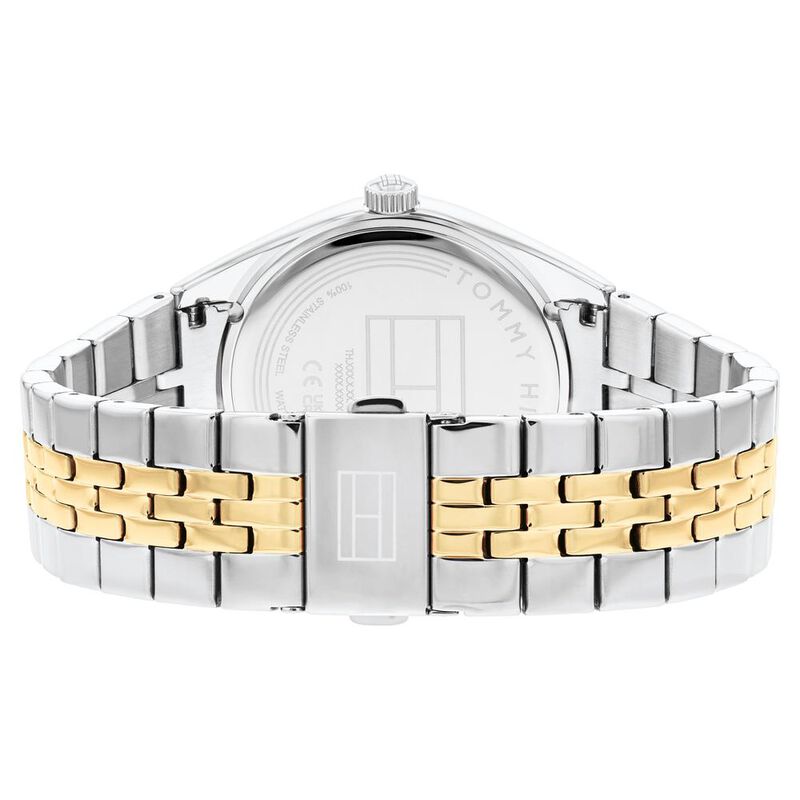 Buy Online Tommy Hilfiger Quartz Analog with Date Black Dial Stainless ...