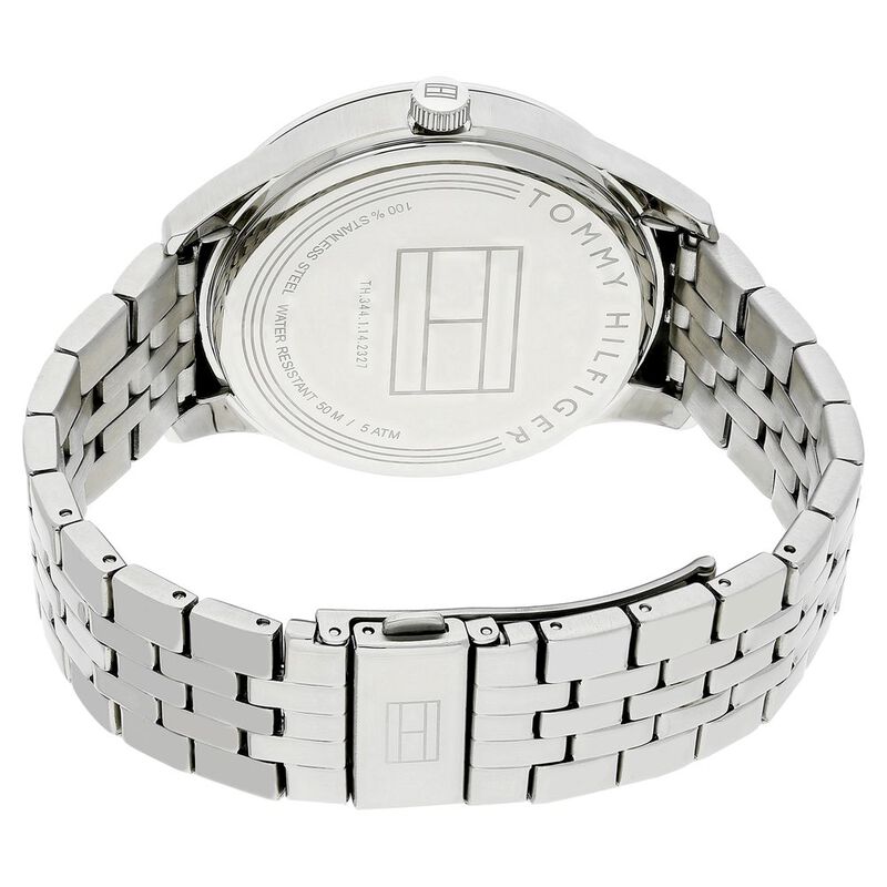 Buy Online Tommy Hilfiger Quartz Multifunction Blue Dial Stainless ...