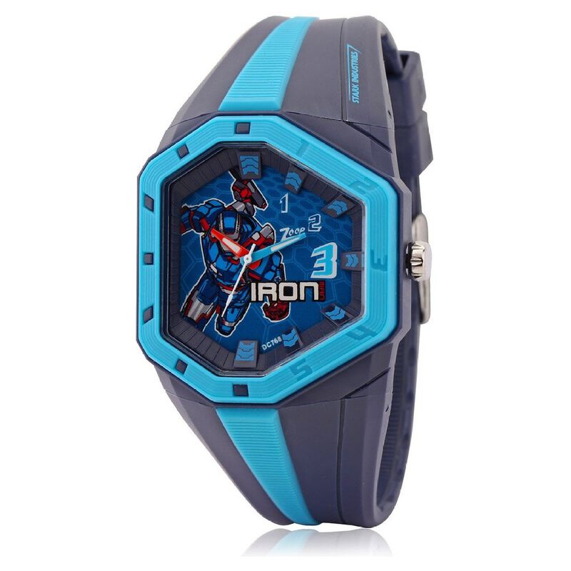 Buy Online Zoop By Titan Quartz Analog Blue Dial Plastic Strap Watch ...