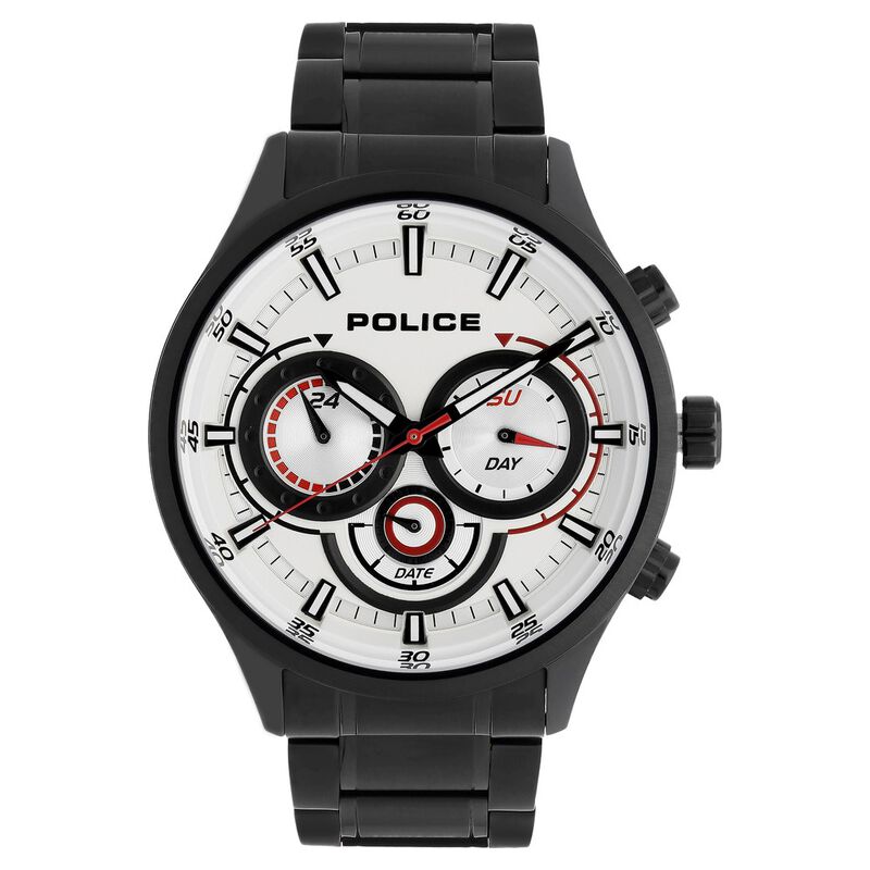 Buy Online Police Quartz Multifunction Silver Dial Stainless Steel ...