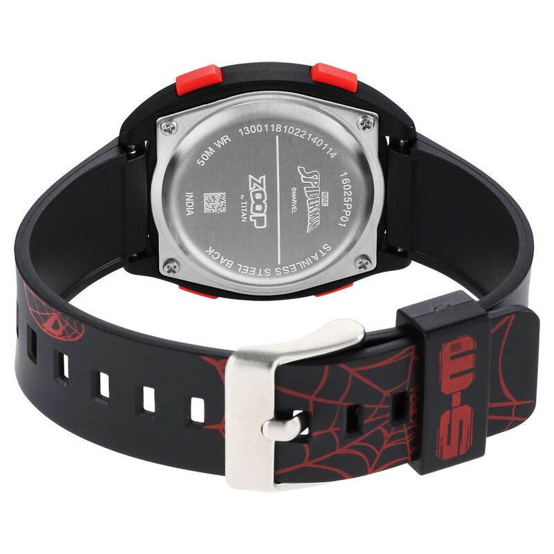 Buy Online Zoop Marvel Digital Dial Polyurethane Strap with Spider Man ...