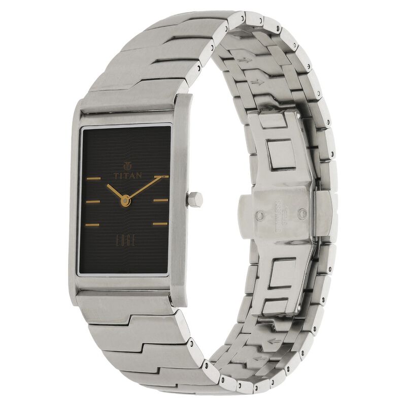 Buy Online Titan Edge Grey Dial Analog Stainless Steel Strap watch for ...