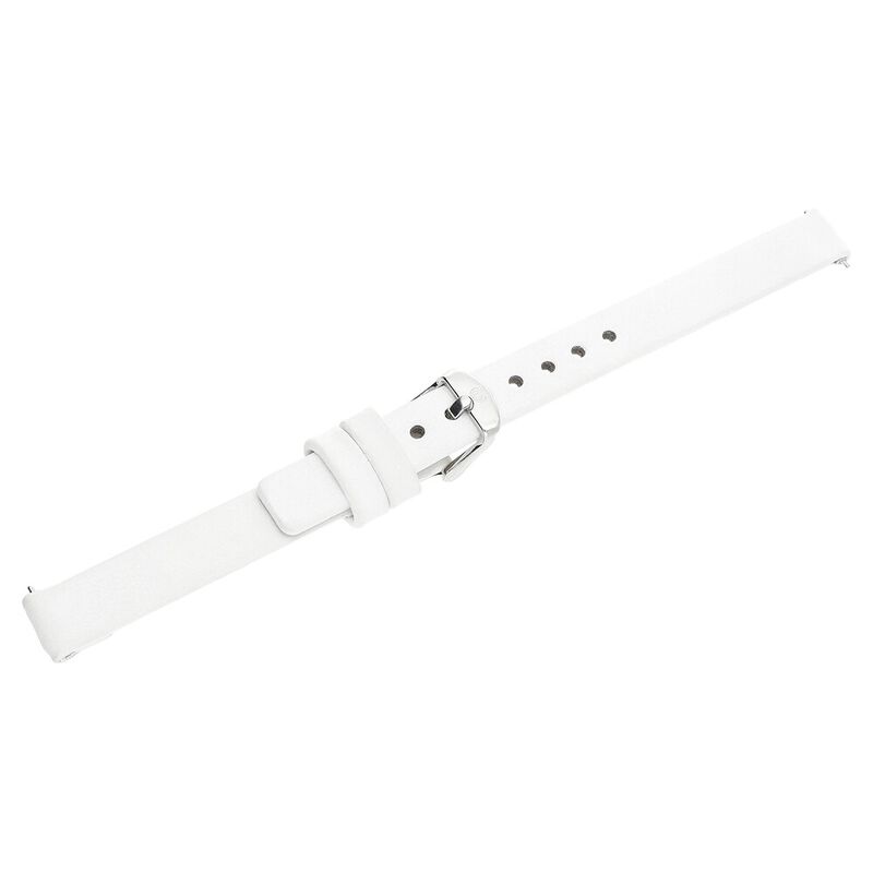 Buy Online 10 mm White Genuine Leather Strap for Women - nf114100010sq ...