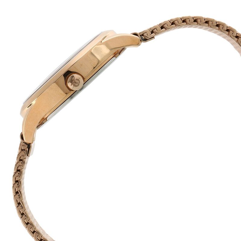 Buy Online Titan Quartz Analog Rose Gold Dial Stainless Steel Strap ...