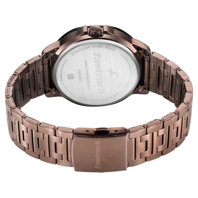 Buy Online Fastrack Fleek Quartz Multifunction Black Dial Stainless ...