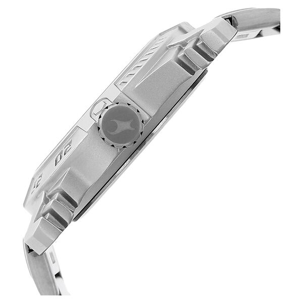 Buy Online Fastrack Motorheads Quartz Analog Silver Dial Stainless ...