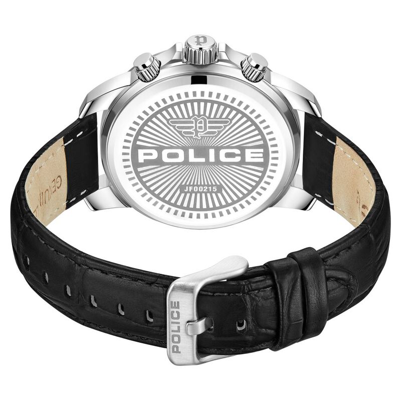 Buy Online Police Quartz Multifunction Maroon dial Leather Strap Watch ...