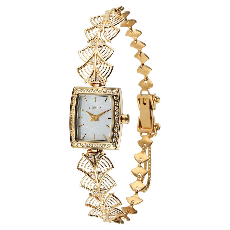 Buy Online Nebula By Titan Quartz Analog Mother Of Pearl Dial 18 KT ...