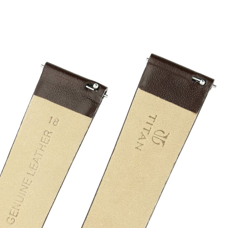 Buy Online 18 mm Brown Genuine Leather Strap for Men - nf110071018sq/p ...
