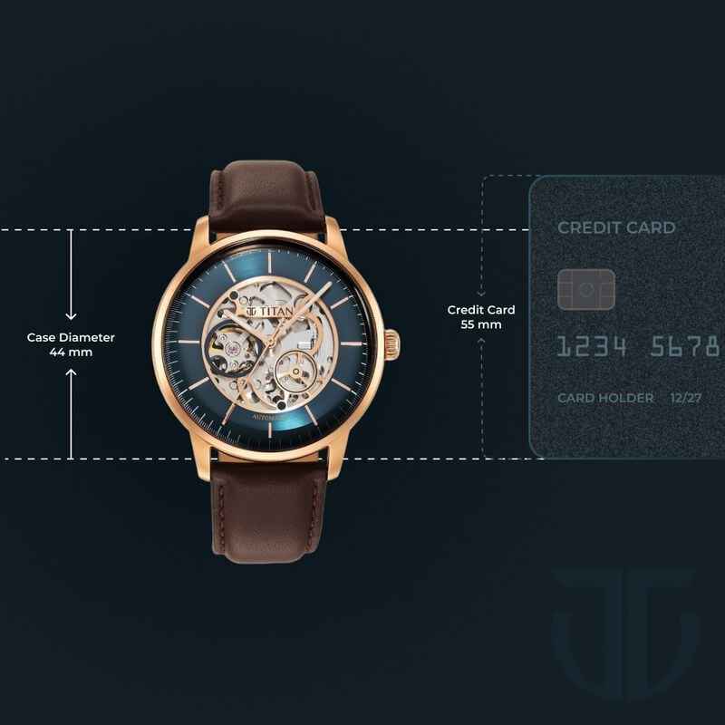 Buy Online Titan Mechanical Green Dial Automatic watch for Men with ...