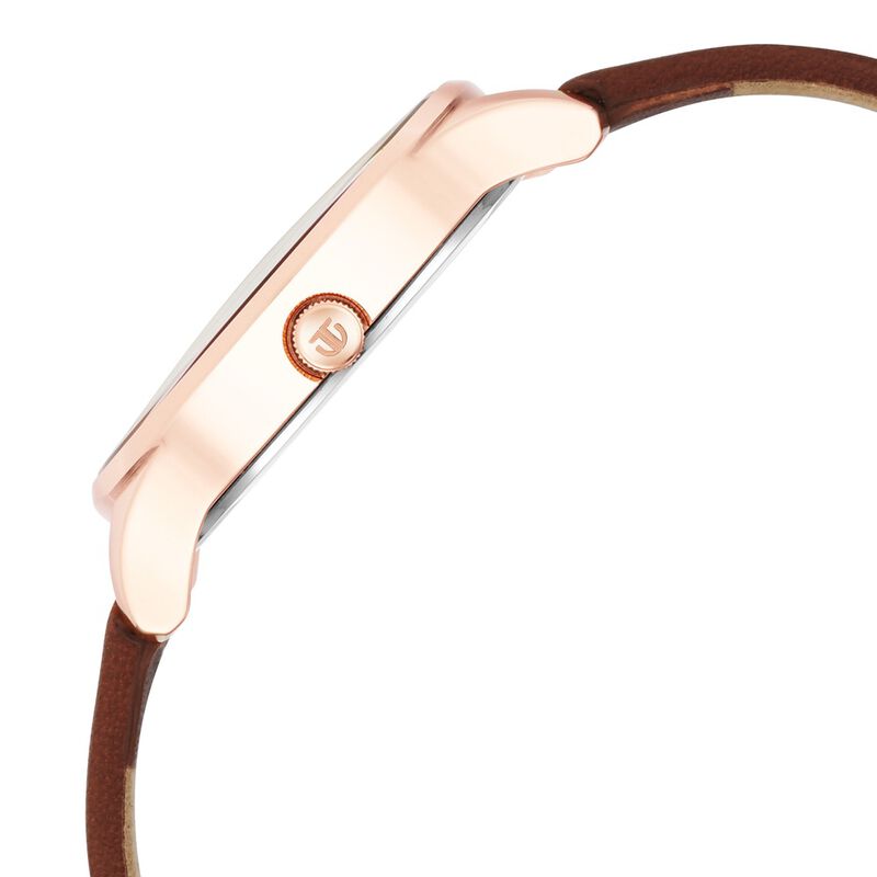 Buy Online Titan Workwear Silver Dial Women Watch With Leather Strap ...