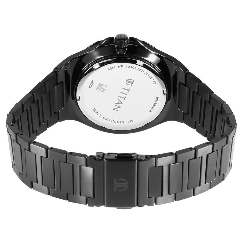 Buy Online Titan Classic Slim Multifunction Quartz Multifunction Black ...
